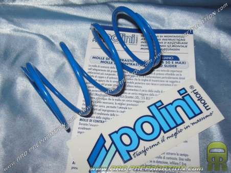 POLINI push spring Ø4mm blue -8% for Mbk, Yamaha, Keeway, Cpi,