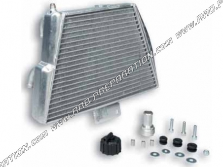 Radiator MALOSSI MHR TEAM tome vase integrated for Piaggio Zip after ...