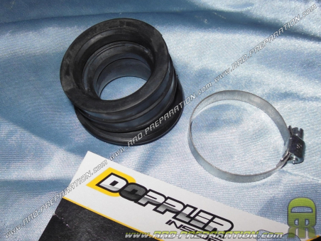 DOPPLER air filter sleeve angled 45 ° fixing Ø 28mm to 35mm with collar