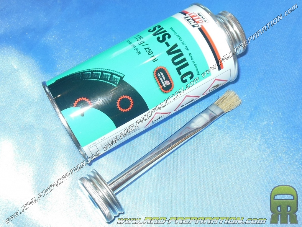 Colle, cément de vulcanisation pour mèches, rustines... Réparation pneu ...