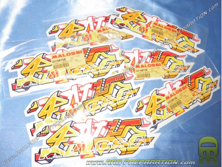 Set of 2 MALOSSI "MURALS" stickers 17,5X6cm