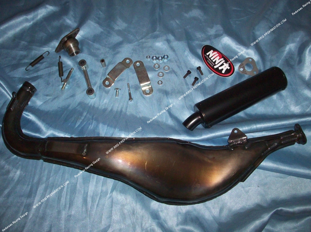 § Pot d'échappement NINJA WARM-UP 2 pour Peugeot 103 SPX, RCX, CLIP ...