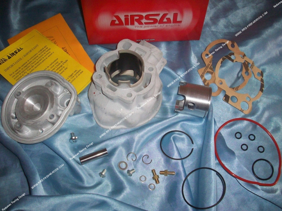 Kit 70cc Ø48mm AIRSAL sport aluminum minarelli am6 Stage 1 engine ...
