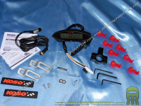 Speedometer, indicators ... Digital KOSO DB EX-02 universal (mob ...