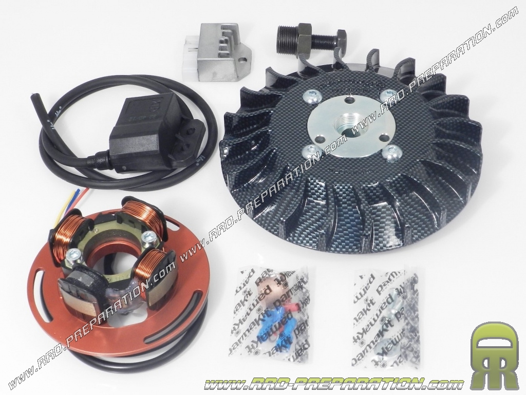 Allumage PARMAKIT rotor externe avec éclairage scooter VESPA PX 125 ...