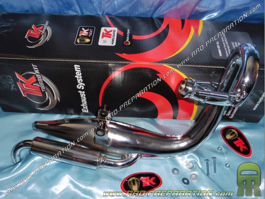 Exhaust TURBOKIT SPECIAL CHROME 50 MBK 51, AV10, motobecane, AV7, AV88 ...