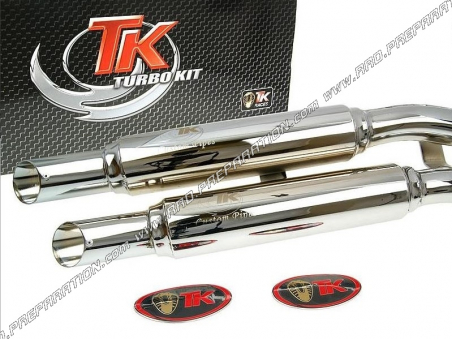 Exhaust TURBOKIT TK CUSTOM for motorcycle JINLUN Monocylinder 125 ...