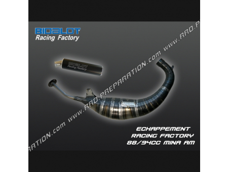 Exhaust BIDALOT RACING FACTORY 88 / 90cc 2019 low passage for minarelli ...