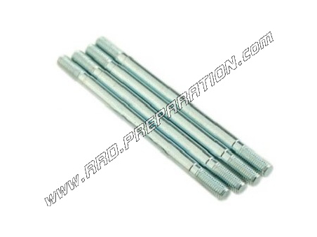 Set of 4 reinforced cylinder studs M7 X 140mm PARMAKIT for am6, derbi ...