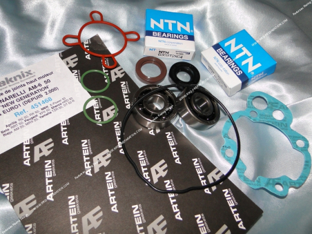 Juego de 2 rodamientos reforzados tamaño original + retenes espía de ...