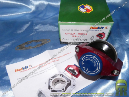 ITALKIT adjustable pneumatic exhaust valve for ROTAX 122, 123, APRILIA ...
