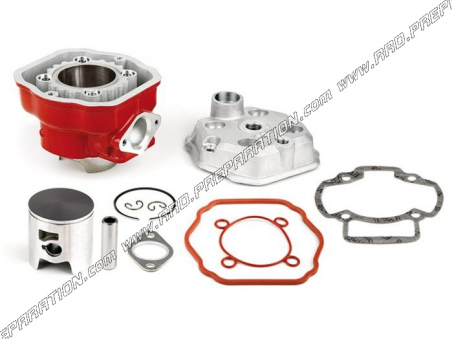 Kit 80cc Ø50mm AIRSAL XTREM RED aluminum scooter PIAGGIO liquid (NRG ...