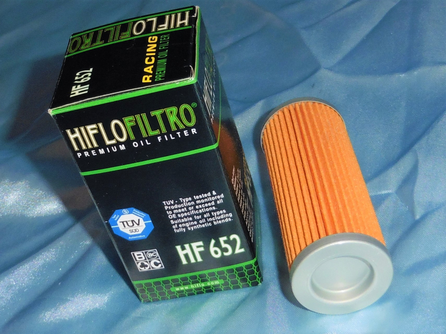 Oil filter HIFLOFILTRO HF652 original type for motocross HUSABERG FE, HUSQVARNA FC, KTM EXC-F ...