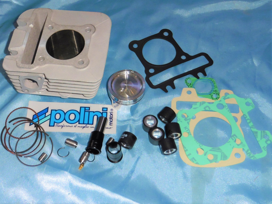 Kit 80cc Ø49mm POLINI aluminum SCOOTER 50 4T APRILIA SCARABEO, PIAGGIO ...