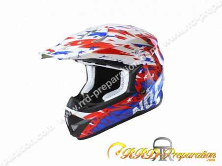CHILD CROSS NO END helmet CRACKED USA Size YL (52 - child)