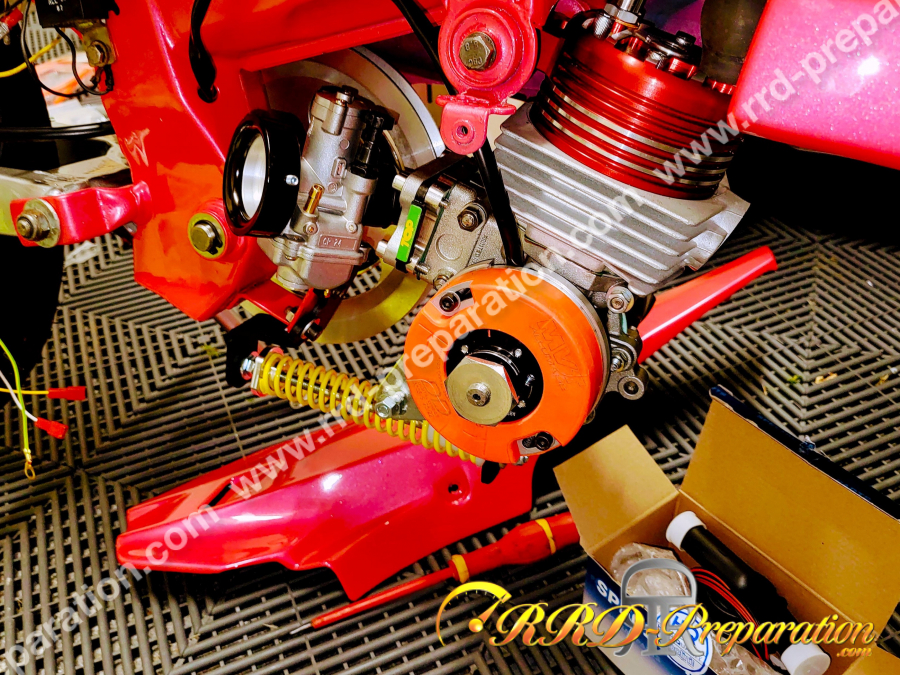 Motor completo montado RRD HYPER RACING LIQUIDE 90cc MBK 51 ...