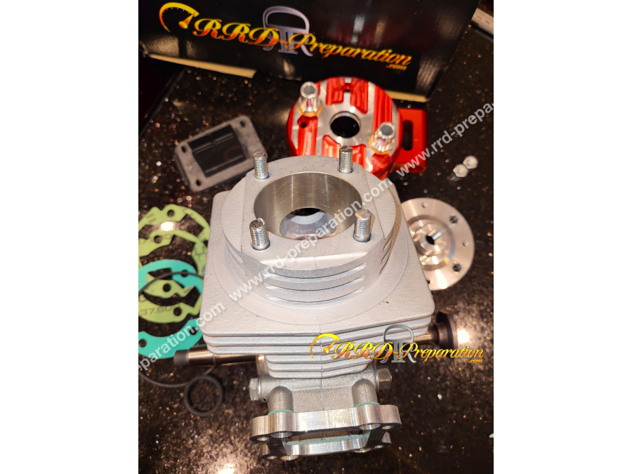 Complete engine assembled RRD HYPER RACING LIQUIDE 90cc MBK 51 ...