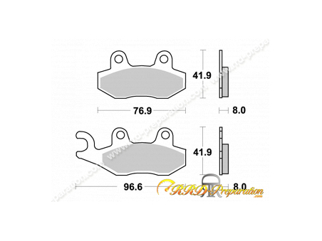 Front brake pads AP RACING