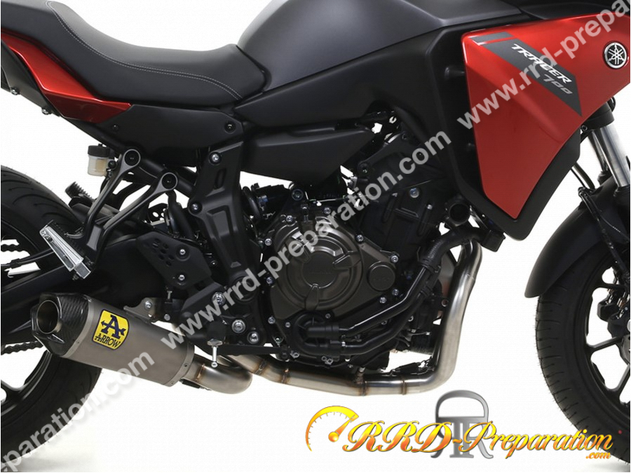 ARROW WORKS complete exhaust system for Yamaha MT-07 2021
