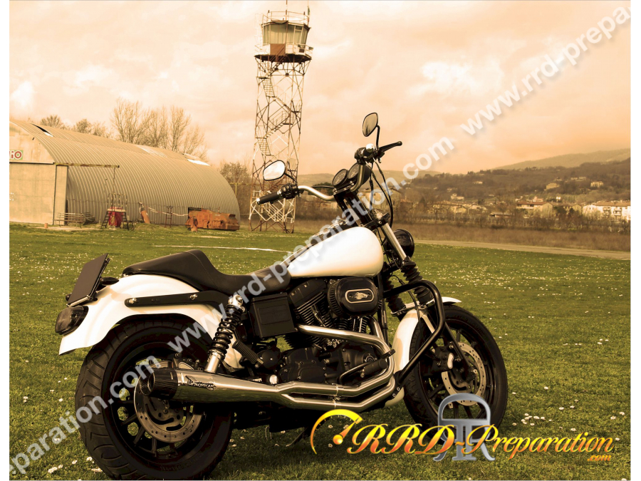 ARROW MOHICAN 2 in 1 exhaust for motorcycle HARLEY DAVIDSON DYNA 1340cc ...
