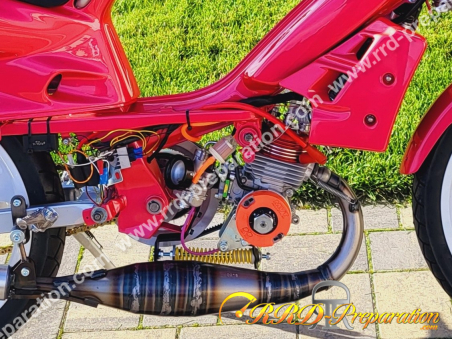 Moteur complet MBK 51 assemblé PARMAKIT 82cc refroidissement liquide ...