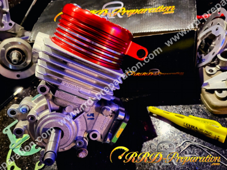 Moteur complet MBK 51 assemblé PARMAKIT 82cc refroidissement liquide ...