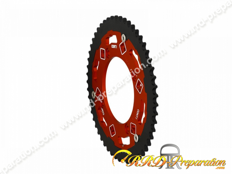 Corona 53 dientes en acero 428 DOPPLER para BETA FACTORY, RR... 50cc 2T ...