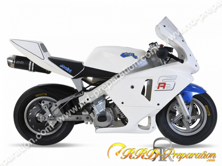 Pocket bike, mini moto POLINI 910 CARENA S AIR 4,2 HP Blanche, Noire ou ...
