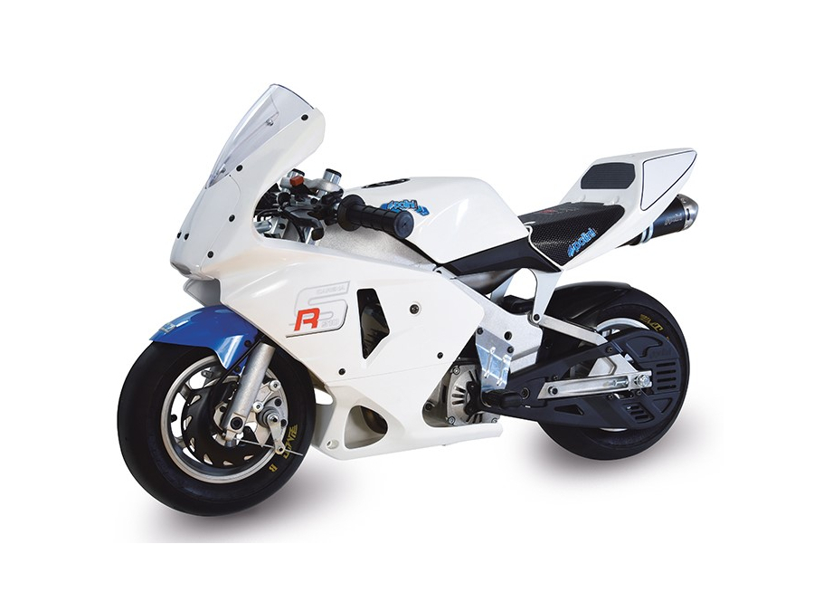 Pocket bike, mini moto POLINI 910 CARENA S AIR 4,2 HP grandes roues 6,5 ...