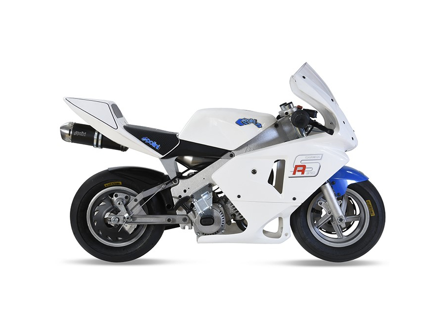 Pocket bike, mini moto POLINI 910 CARENA S AIR 4,2 HP grandes roues 6,5 ...