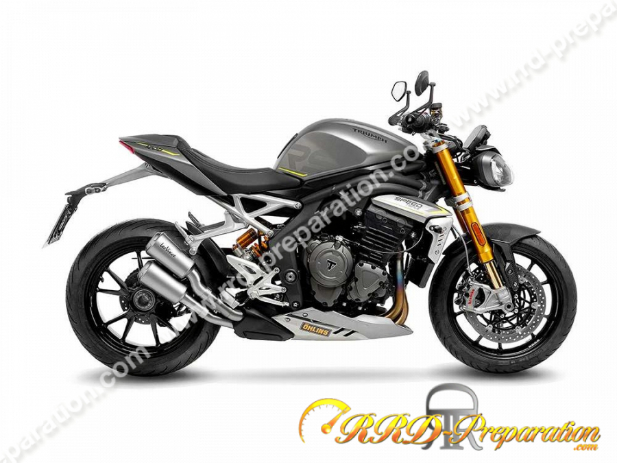 LEOVINCE LV10 exhaust silencer for TRIUMPH SPEED TRIPLE 1200 RR / RS from 2021, 2022 Quiet Color ...