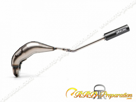 Pot d'échappement YASUNI CROSS passage haut gauche DERBI BULTACO, ASTRO ...