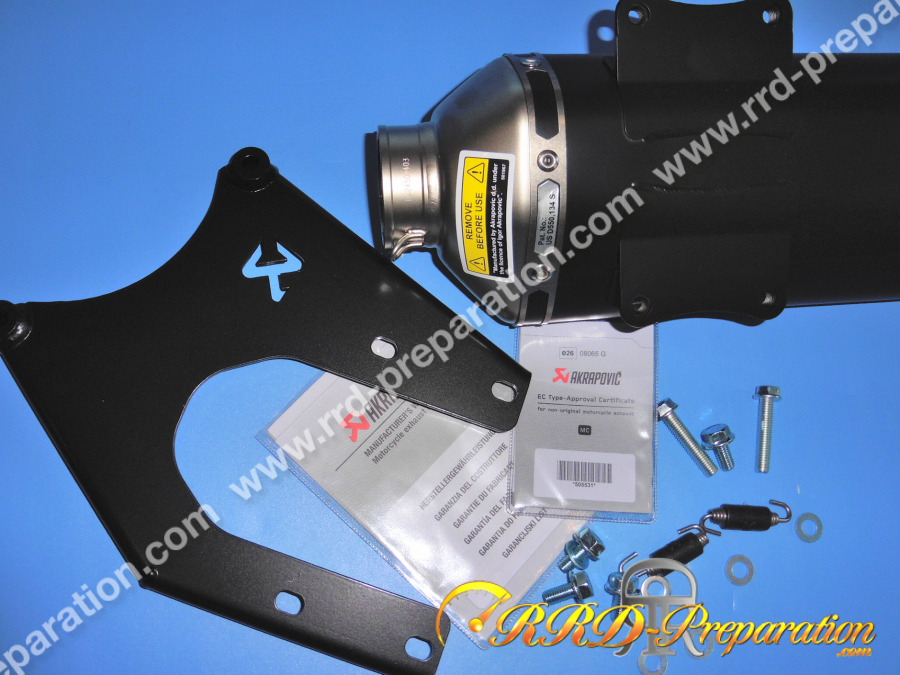 AKRAPOVIC RACING BLACK exhaust for maxi-scooter 125, 150 VESPA ...