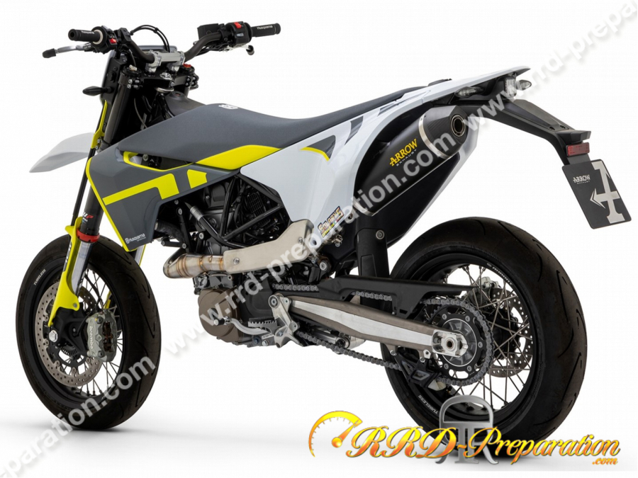 Línea de escape completa ARROW RACE TECH con colector "POWER BOMB" para ...