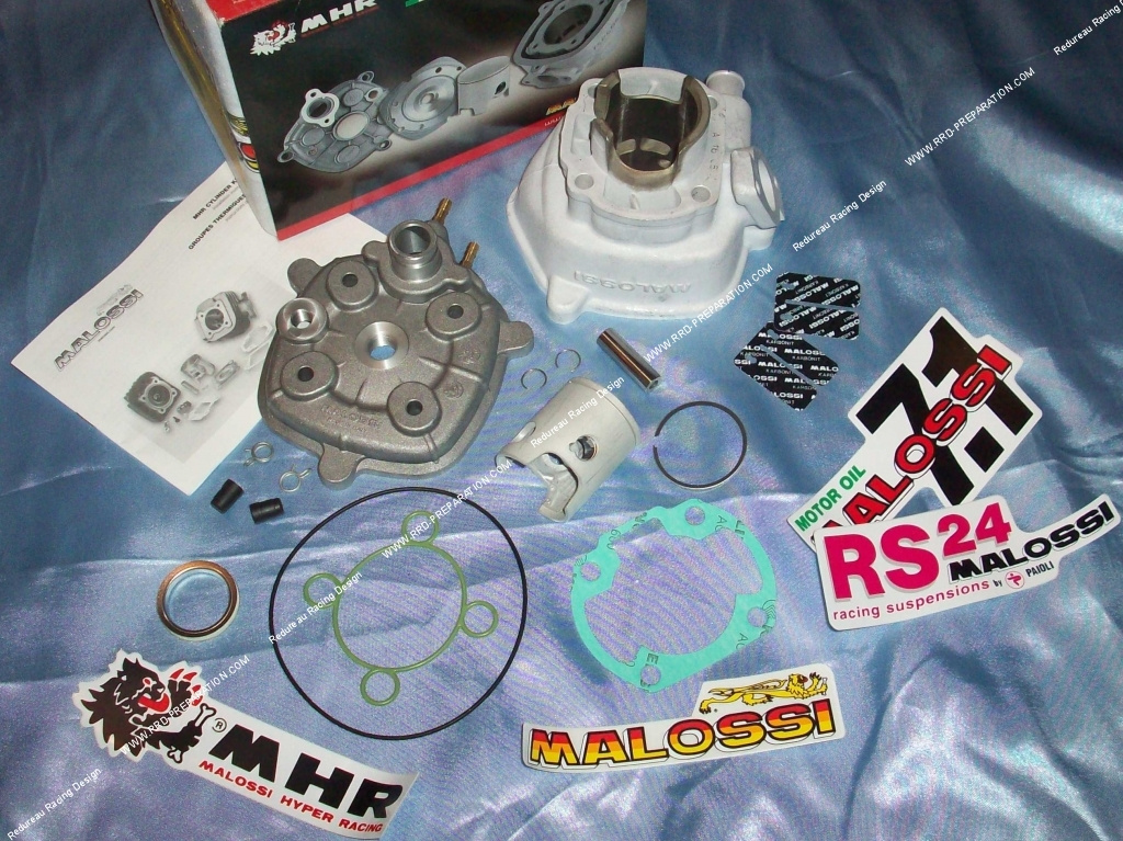 Kit 50cc Ø40mm MALOSSI MHR aluminium (axe de 10mm) minarelli horizontal ...