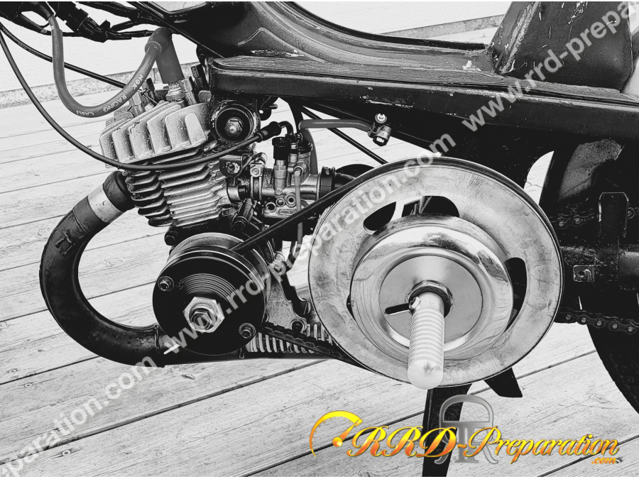 Complete engine assembled RRD RACING 4 transfers 75cc MBK 88, AV44 ...