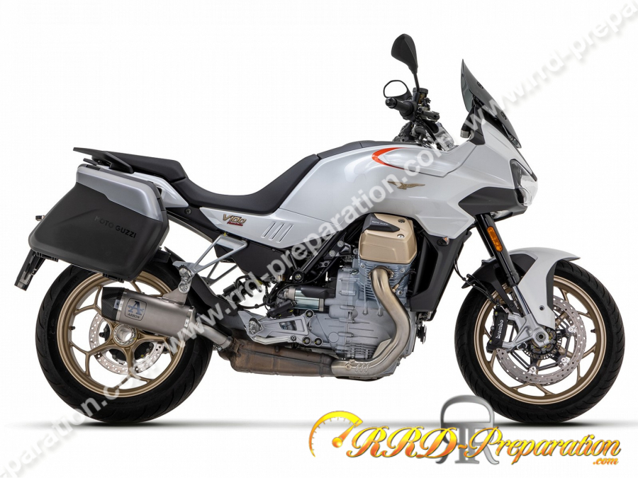 ARROW INDY RACE exhaust silencer for original manifold on MOTO GUZZI V100 MANDELLO from 2023 ...