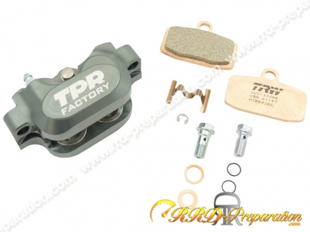 Etrier de frein arrière usiné masse TPR 4 pistons radial pour MINARELLI HORIZONTAL, RC ONE...