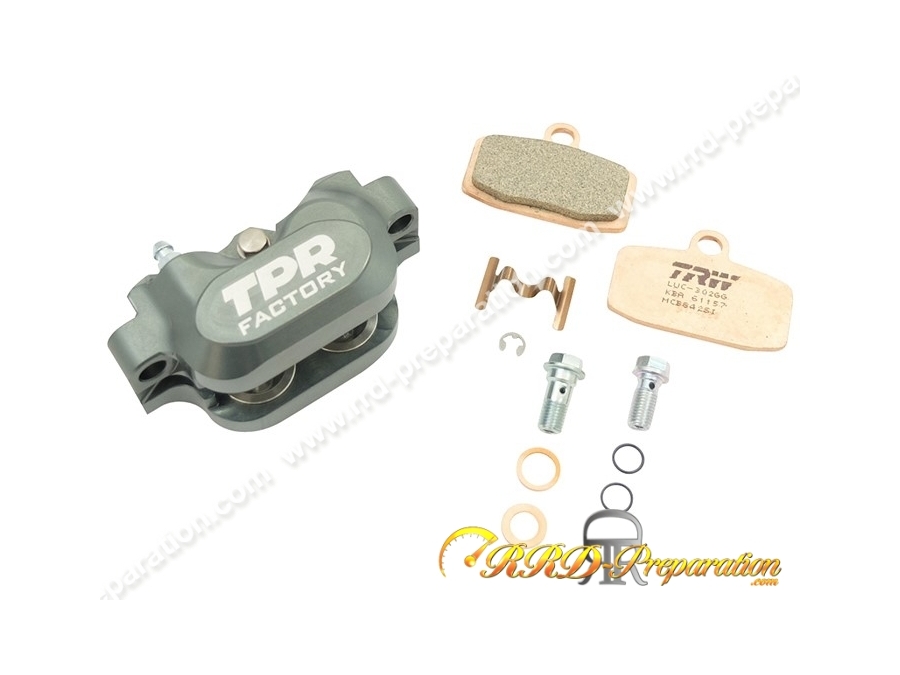 Front brake caliper machined mass TPR 4 radial pistons for AEROX, NITRO ...