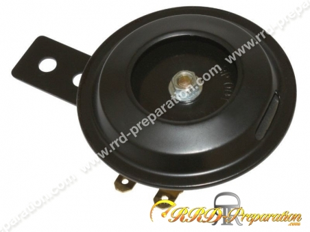 Horn / horn P2R 12V 100 DB DC black steel for motorcycle, quad, scooter...