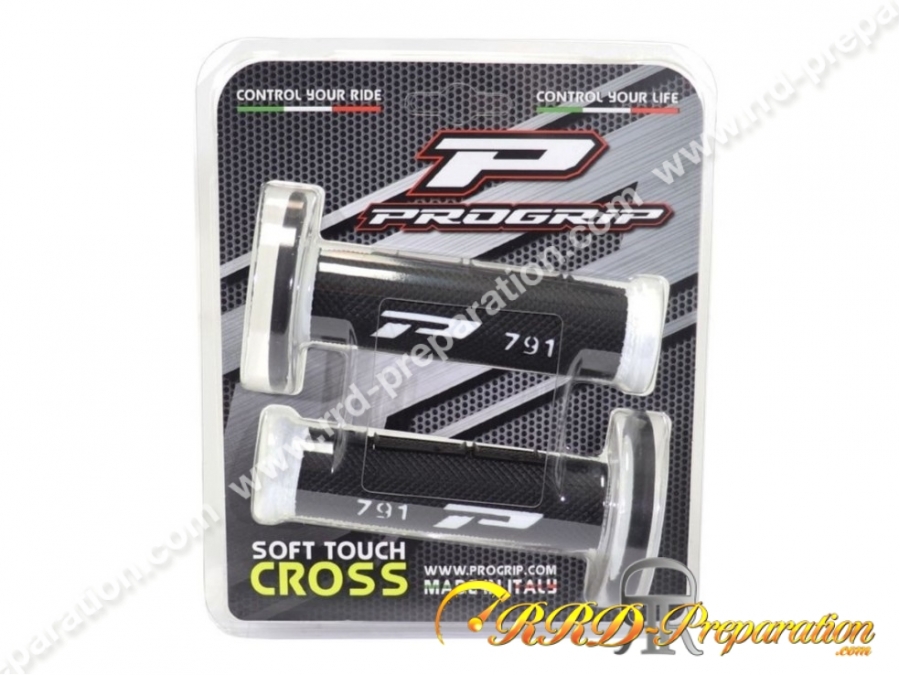 Handlebar grips, closed side coating, PROGRIP 791, 115 mm, color of ...
