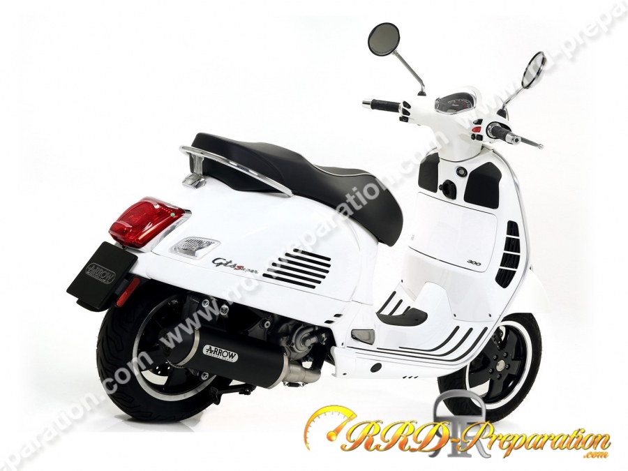 Silencieux ARROW URBAN pour maxi-scooter PIAGGIO VESPA GTS 300i.e. de 2017 à 2018 et GTS 300 HPE ...