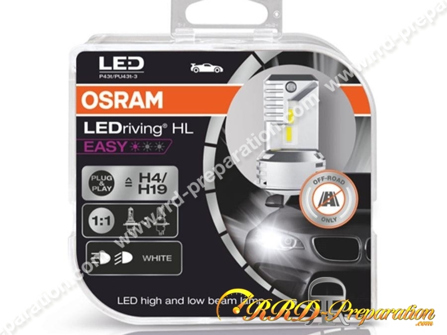 Headlight bulb H4 (P43T) OSRAM LED front light, lamp