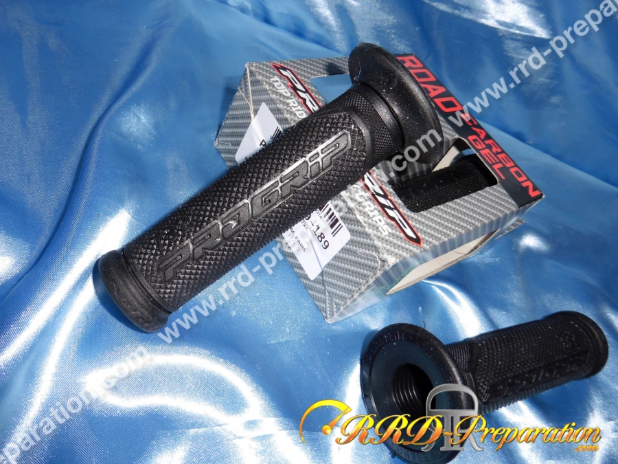Handlebar grips, closed sides coating PROGRIP 732 Carbon gel
