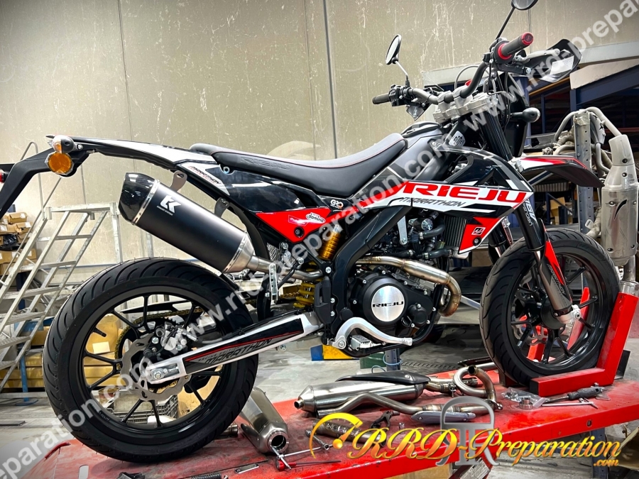 TURBOKIT TK OFF ROAD H2 exhaust for RIEJU MARATHON PRO, SUPERMOTO, MRT 125 4T from 2022, EURO 5