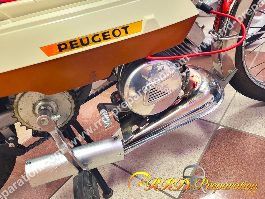 Exhaust SIMONINI SERPENTIN Racing Chrome for Peugeot 103
