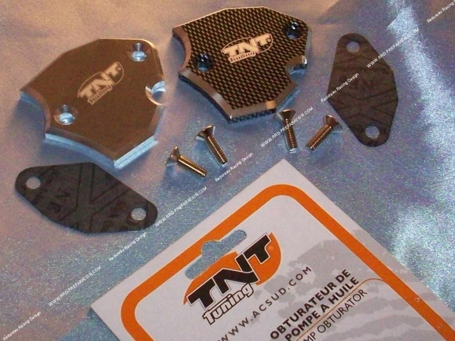 TNT Tuning oil pump shutter for removal of oil pump on minarelli am6