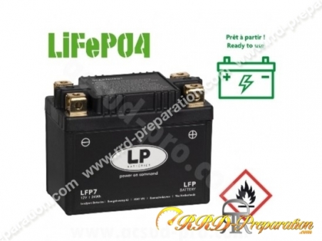 LP ML LFP7 12V 2AH (YTZ5S, YTX7L-BS) LITHIUM battery for motorcycle ...