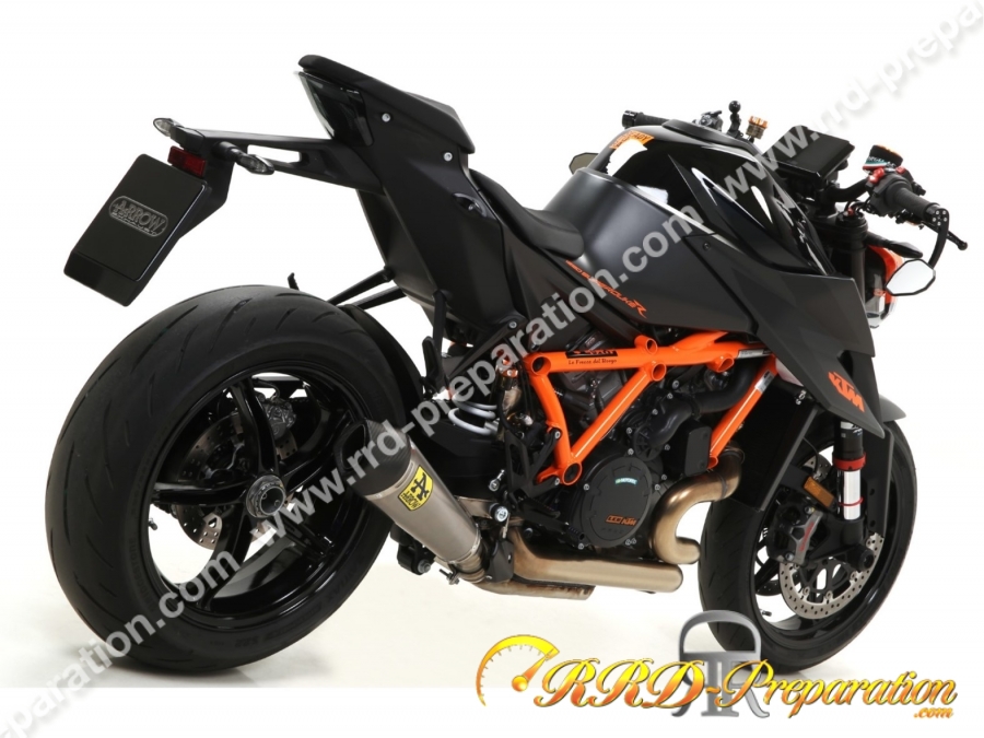 X-KONE ARROW silencer for original collector on KTM 1290 SUPERDUKE R ...