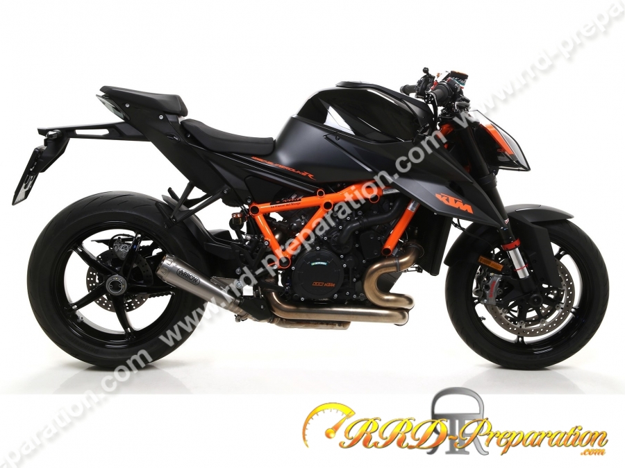 PRO-RACE ARROW silencer for original collector on KTM 1290 SUPERDUKE R ...